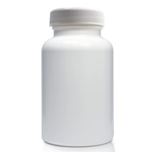 150ml White Pharmapac Container & White Screw Cap - Ampulla Ltd
